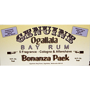 Ogallala Bay Rum Bonanza Cologne & After-Shave Sample Pack