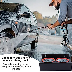 Car Spray Bottle Holder, Wall-Mounted Spray Bottle Rail, Heavy-Duty Spray Bottle Hanger, Garage Bottle Organizer, Car Detailing Spray Holder, Sturdy Spray Bottle Rack, Detailing Accessory Organizer, S