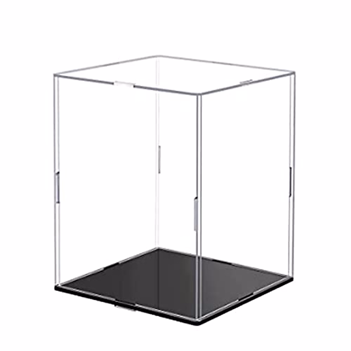 Clear Acrylic Display Case Box ，Versatile Collectibles Display Dustproof Showcase with Thickening Base，for Display Action Figures Home Storage Organizing Toys (8x8x12 inch/20x20x30cm)