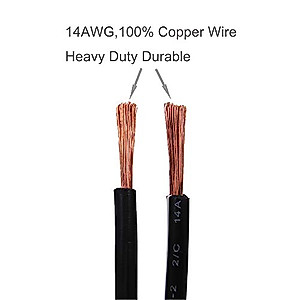 SCCKE 6FT 14AWG SAE to SAE Extension Cable Quick Disconnect Wire Harness SAE Connector/SAE TO SAE Heavy Duty Extension Cable