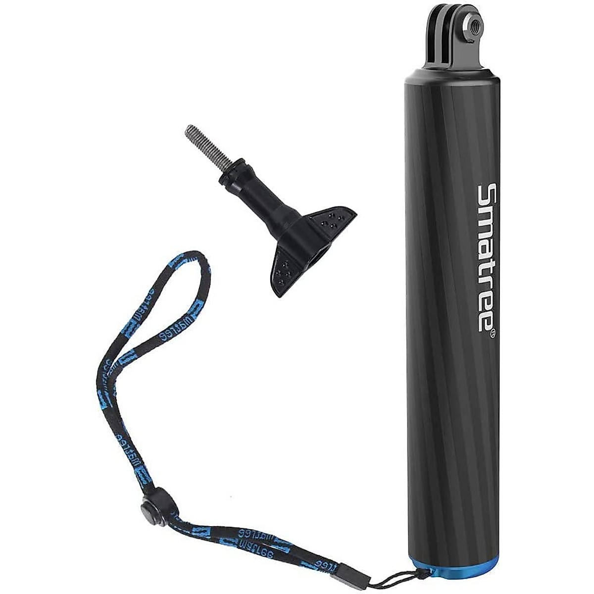 Smatree F1 Waterproof Floating Carbon Fiber Hand Grip Compatible for Gopro Max/ GoPro Hero 11/10/9/8/7/6/5/4/3/2/1/Session/GoPro Hero 2018/DJI Osmo Action 4/3