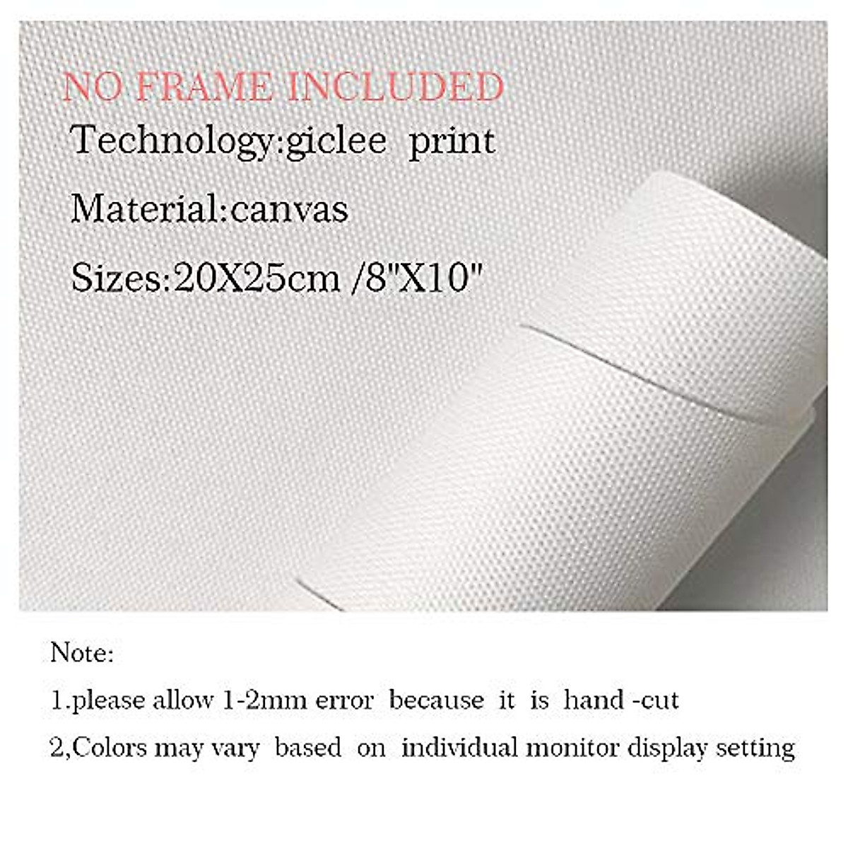 KAIRNE Eucalyptus Leaf Canvas wall Art Painting Set of 4 Unframed(8x10 Inch) Tropical Plant Decor Leaves pink flower art print Botanical Wall decor for living room home wall decoration