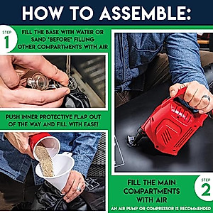 Franklin Sports Kids Football Target Toss Game - Inflatable Football Throwing Target Toy with Soft Mini Footballs - Fun Kids Football Toy Toss Game - Inflatable Indoor + Outdoor Sports Game 45 In.