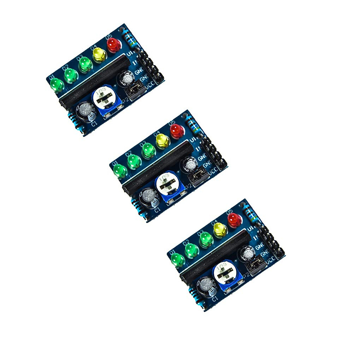 Comimark 3Pcs KA2284 Battery Indicator Audio Power Level Indicator Module Nice Board