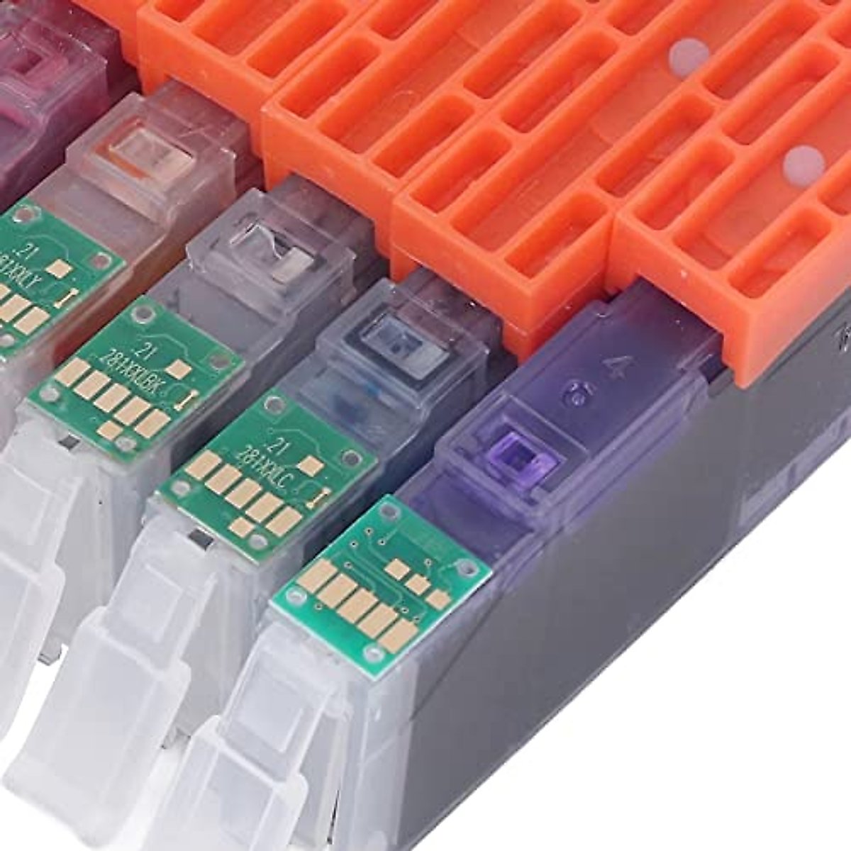 280-281 Ink Cartridge, Output Colorfast Printing Large Capacity Cartridge Combo Pack, Replacement for PIXMA TS702 TR7520 (BK BK C M Y PB)