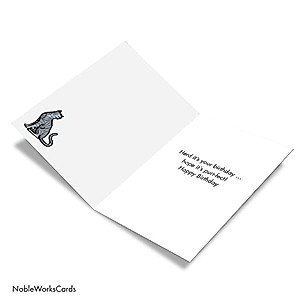 NobleWorks Pack of 3 Funny Birthday Greeting Cards with Envelopes (1 Designs, 3 Each) Herd Anything C9285BDG-C3x1