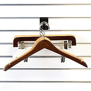 12" Square Faceout Display Attaches to Slatwall - Used for Displaying Clothing, Accessories and Housewares (Quantity 10) (10, Black)