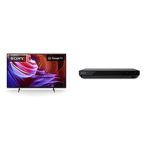 Sony 50 Inch 4K Ultra HD TV X85K Series: LED Smart Google TV with Native 120HZ Refresh Rate KD50X85K- 2022 Model & Sony UBP- X700M 4K Ultra HD Home Theater Streaming Blu-ray™ Player