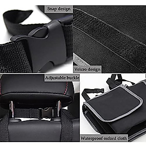 ASUBHA Car Trunk Organizer and Storage, Car Trunk Organizer, Folding Car Trunk Organizer, Collapsible Cargo Storage Bag with 4 Pockets, Backseat Hanging Organizer for SUV, Truck, MPV