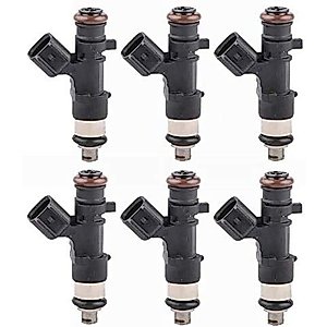 MOSTPLUS 812-12138 0280158028 Fuel Injectors Compatible with 2004-2011 Dodge Stratus Nitro Journey/ 2004-2011 Chrysler Sebring Pacifica 300 (Set of 6)