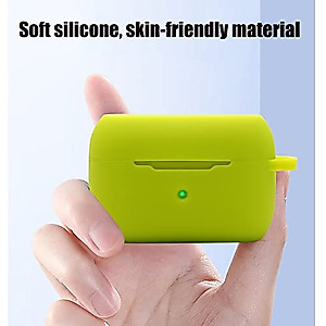 Silicone Case for Jabra Elite 5 Active in-Ear Detection Bluetooth Headphones,Premium Soft Skin Cover Shock-Absorbing,Anti-Scratch Protective Case with Keychain,Wine Red