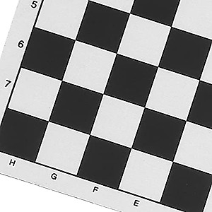 01 International Standard Chess Competition King, Compact Shape Quality Rubber International Standard Chess Set Portable with Chessboard for Kids for People