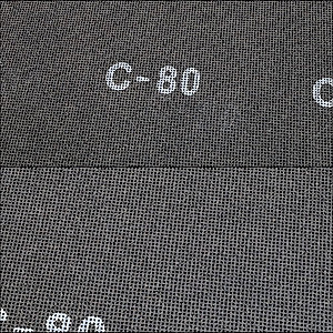 HUAALIUCHE 17" Sanding Screen Discs - Mesh Floor Sanding Screen - Black Silicon Carbide - for Wood Floors (10 Pack, 80 Grit)