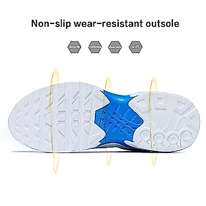 Socviis Men's Fashion Sneaker Air Running Shoes for Men Athletics Sport Trainer Tennis Basketball Shoes Blue 12