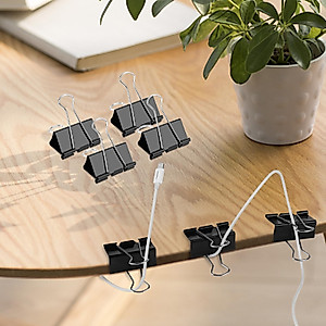 40 Pcs Extra Large Binder Clips 2 Inch for Office