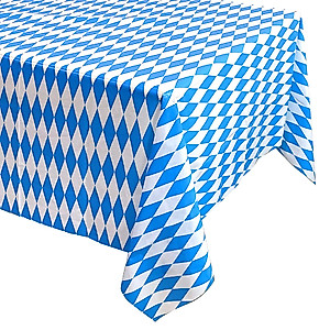 TUPARKA Oktoberfest Decorations Kit Octoberfest Party Supplies for Oktoberfest Decor Oktoberfest German Party Decorations, Includes Oktoberfest Bavarian Tablecloth Sign Flag Pennant Banner