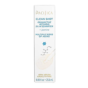 Pacifica Clean Shot Granactive Retinoid 5 Percent In Seawater Unisex, 0.8 Oz