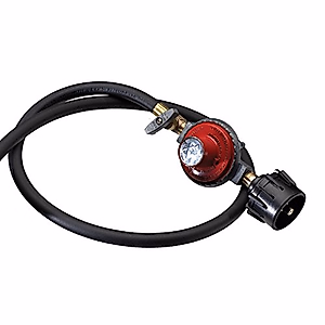 Eastman Outdoors 90411 Portable Kahuna Burner with XL Pot and Wok Brackets with Adjustable and Removable Legs, Black, Pack of 1