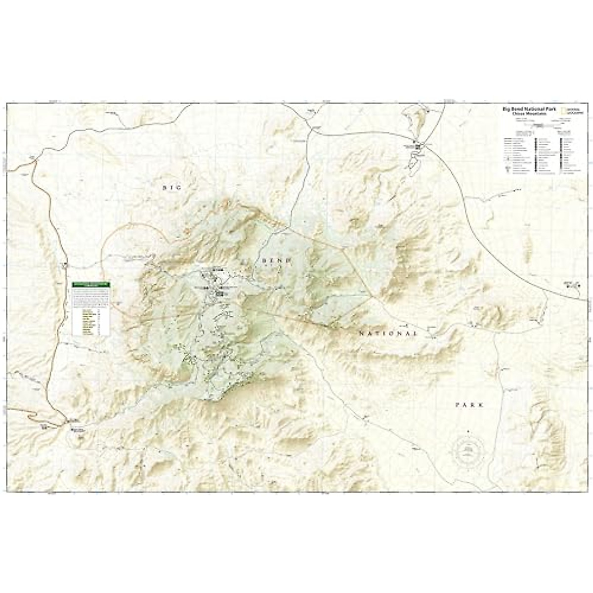 Big Bend National Park Map (National Geographic Trails Illustrated Map, 225)