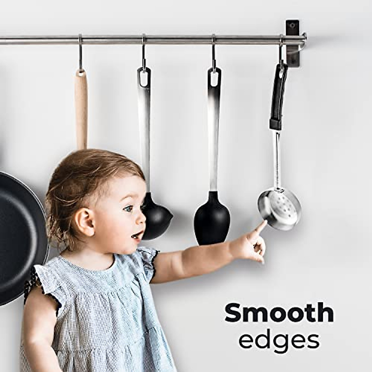 Portion Control Serving Spoons, Set of 8 For, Weight Loss Bariatric Diet, Gastric Sleeve, Bariatric Surgery Must Haves, Serving Utensils, 4 Solid and 4 Perforated 2 oz, 4 oz, 6 oz and 8 oz