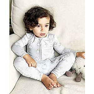 Constellation Grey Bamboo Convertible Footie 0-3 Months