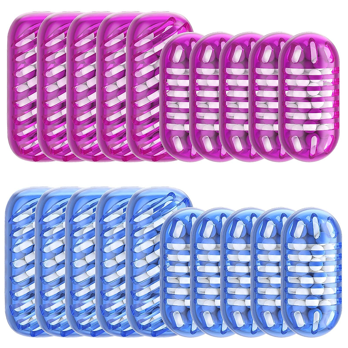 GoKBNY 20-Pack Humidifier Cleaner Filters Demineralization Cleaning Ball Cartridge For Almost Humidifiers/Water Tanks, Prevents Hard Water Build-Up，Eliminates White Dust and Odor, Purifies Water