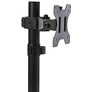 Fellowes 8049601 Professional Series Free-Standing Monitor Mount, Adjustable Computer Monitor Stand for Desk with Single Monitor Arm, 32 Inch Monitor Capacity