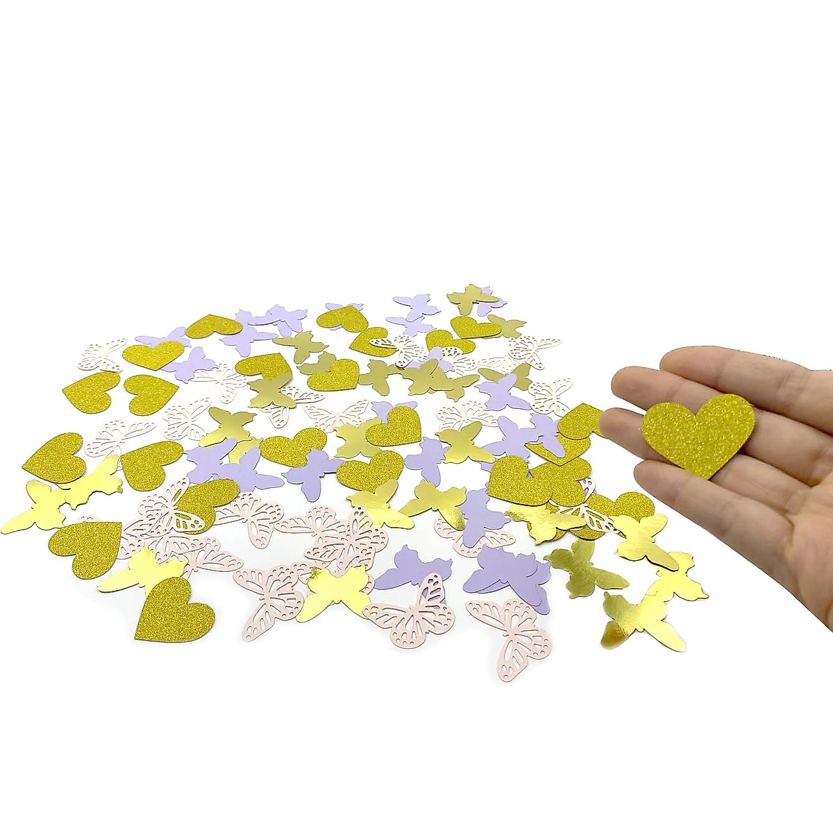 100PCS Butterfly Table Confetti,Butterfly Birthday Decorations for Bridal Shower Baby Shower Wedding Butterfly Party Decor