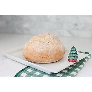 Nora Fleming Stoneware Serving Platter - Large Rectangular Tray for Appetizers, Snacks, and Side Dishes - Perfect for Entertaining Guests - Pair with One of Our Hand-Painted Minis - White