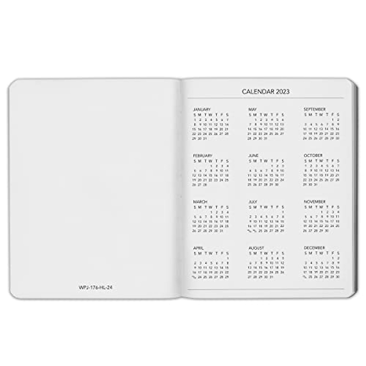 Harbor Journal Weekly Planner 2024 - Cambridge Reef Blue - 9"x7"