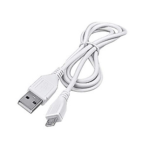 ABLEGRID 5ft White for Sony Playstation 4 PS4 Controller Micro 5Pin USB Charging Charger Cable Cord