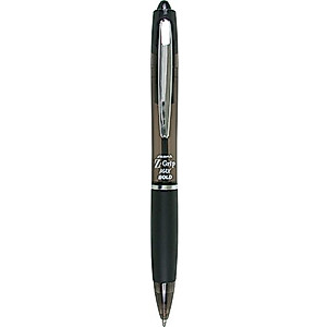 Zebra Pen Z-Grip MAX Ballpoint Retractable Pen, Black Ink, Bold, Dozen (20510)