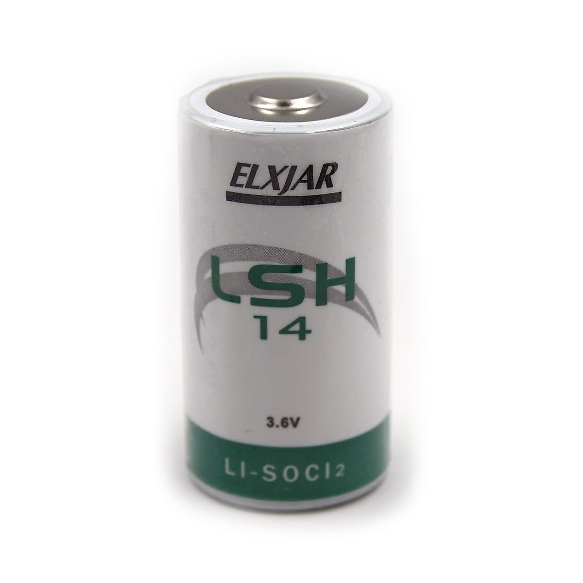 Lunggwey (2-Pack) 3.6V 6.5Ah LSH14 C Size Lithium Thionyl Chloride Battery ER26500M