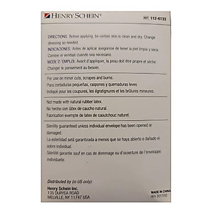 Henry Schein Fabric Strips Bandage 1X3" Flexible Flesh Colored Adhesive Bandages (Box of 100) Latex Free