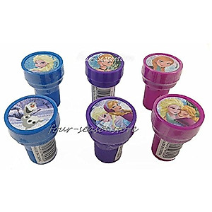 Disney Frozen Anna Elsa Olaf 30x Stampers Self-Inking Birthday Party Favors
