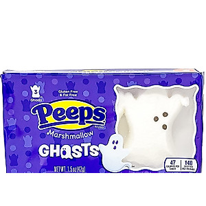 Halloween Peeps Candy Bundle - 4 Pack of Marshmallow Peep's - Perfect Halloween Candy, Fall Candy, Trick Or Treat Candy - Pumpkins, Monsters, Skulls, Ghosts - 7.5 Ounces