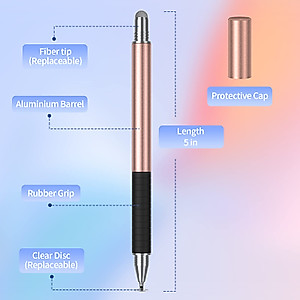 Stylus Pens for Touch Screens(3 Pcs), High Precision and Sensitivity Universal Capacitive iPad Pen Compatible with Apple/iPhone/iPad/Android/Microsoft Tablets and All Capacitive Touch Screens …