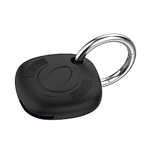 SmartTag Protector Case Soft Silicone Protective Shell GPS Tracker Accessories Compatible with Samsung Galaxy SmartTag (Black)