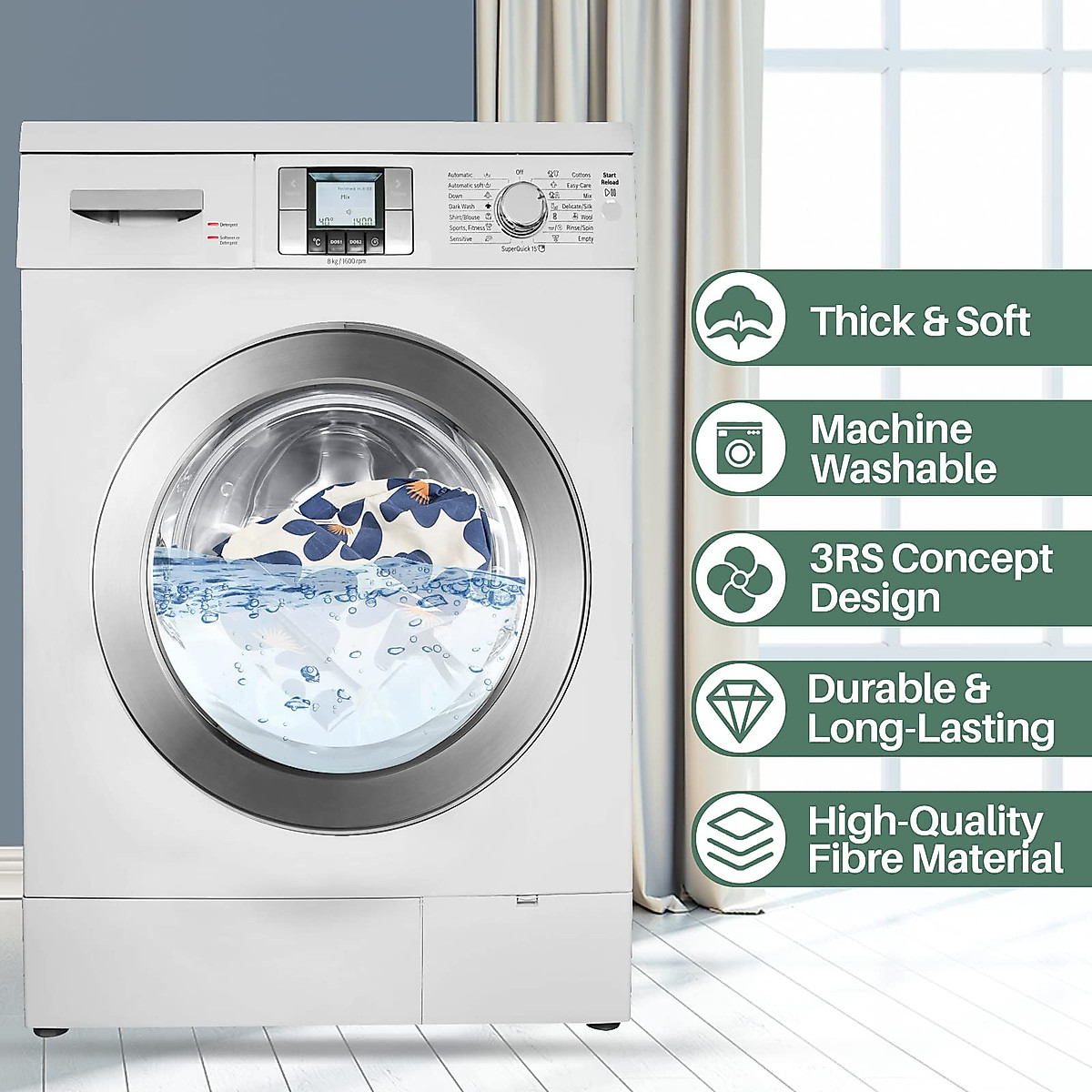 TOGETRUE Plastic Bag Holder, Lightweight Grocery Bag Holder for Plastic Bags, Wall Mount Floral Plastic Bag Storage Organizer, Reusable Shopping Bag Holder Dispenser for Kitchen Pantry (Classic Blue)