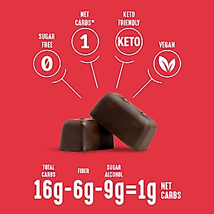 Lakanto Sugar Free Chocolate Truffles - Sweetened with Monk Fruit, Keto Diet Friendly, Vegan, 1 Net Carb, Creamy, Smooth, Delicious (Original - Pack of 1)