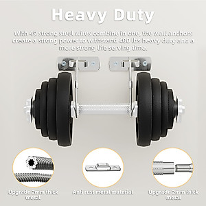 Furniture Anchors (12 Pack)，Baby Proofing Anti-Tip Metal Baby Furniture Straps， 400lbs Tension Earthquake Resistant Metal Straps，Keep Baby Pet Safety from Falling Furniture(Silver)