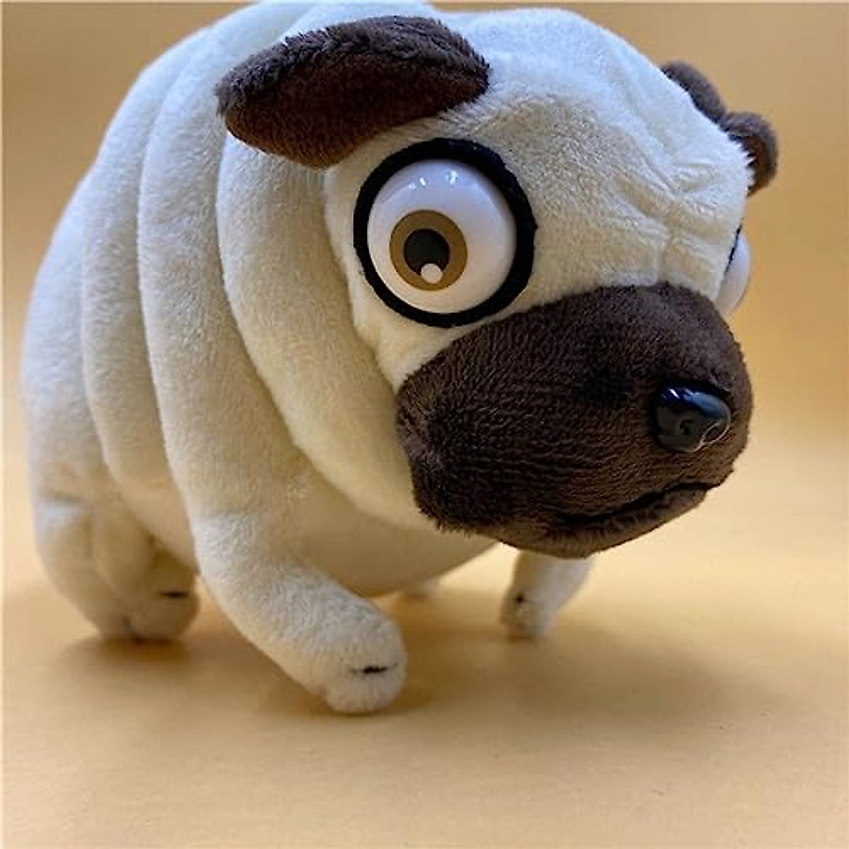 CWZY Hilarious Pug Stuffed Animal - 6" Funny Ugly Cute Pug Dog Plush Toy, Weirdo Stuffed Animal Pug Plushies for Kids Boys Adults Valentines Birthdays Gift
