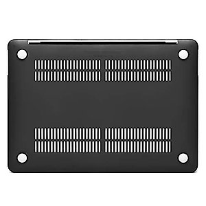 MOSISO Compatible with MacBook Pro 13 inch Case M2 2023, 2022, 2021-2016 A2338 M1 A2251 A2289 A2159 A1989 A1708 A1706, Plastic Pattern Hard Shell Case&Keyboard Cover&Screen Protector,Black Marble