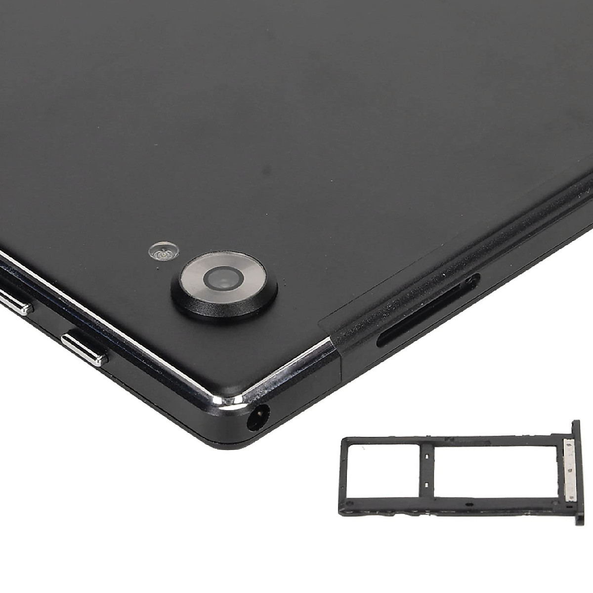 DAUERHAFT Tablet PC, 5GWIFI 8GB RAM 256GB ROM Stereo Dual Speakers Black 10.1 Inch Smart Tablet Fast Charging 2 in 1 for Office (US Plug)