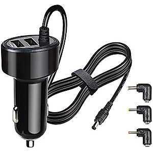 FouceClaus 12V Portable DVD Player Car Charger for RCA, Philips, DBPOWER, Sylvania, APEMAN DVD Player, Replacement Car Adapter for Snailax Massage seat Cushion SL-262M SL-126 SL-262P (6.6Ft Cord)