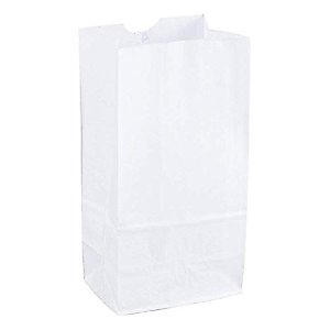 Duro - COMIN18JU053514 Grocery/Lunch Bag, Kraft Paper, 4 lb Capacity, (100 Count) (White)