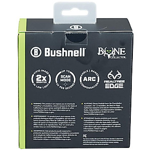 Bushnell BoneCollector 850 Laser Rangefinder, Hunting Laser Range Finder in Realtree Edge Camo