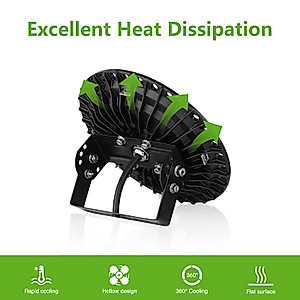 100W UFO LED High Bay Light, 10000 LM Factory Warehouse Industrial Lighting, 6000-6500K Shop Warehouse LED Lights, IP54 Waterproof, Commercial LED Bay Lighting for Garage Factory Workshop Gym（5 Pack）