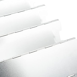 Aluminum Alloy Heater Focusing Reflector Heat Resistant Weatherproof Portable Heat Reflector Shield for Natural Gas Heaters and Propane Patio Heater,Heat Reflector for Patio Heaters, Heat Reflec