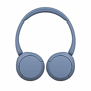 Sony WH-CH520L Wireless Bluetooth Headphones - Up to 50 Hours Battery Life with Quick Charge Function, On-Ear Model - Matte Blue